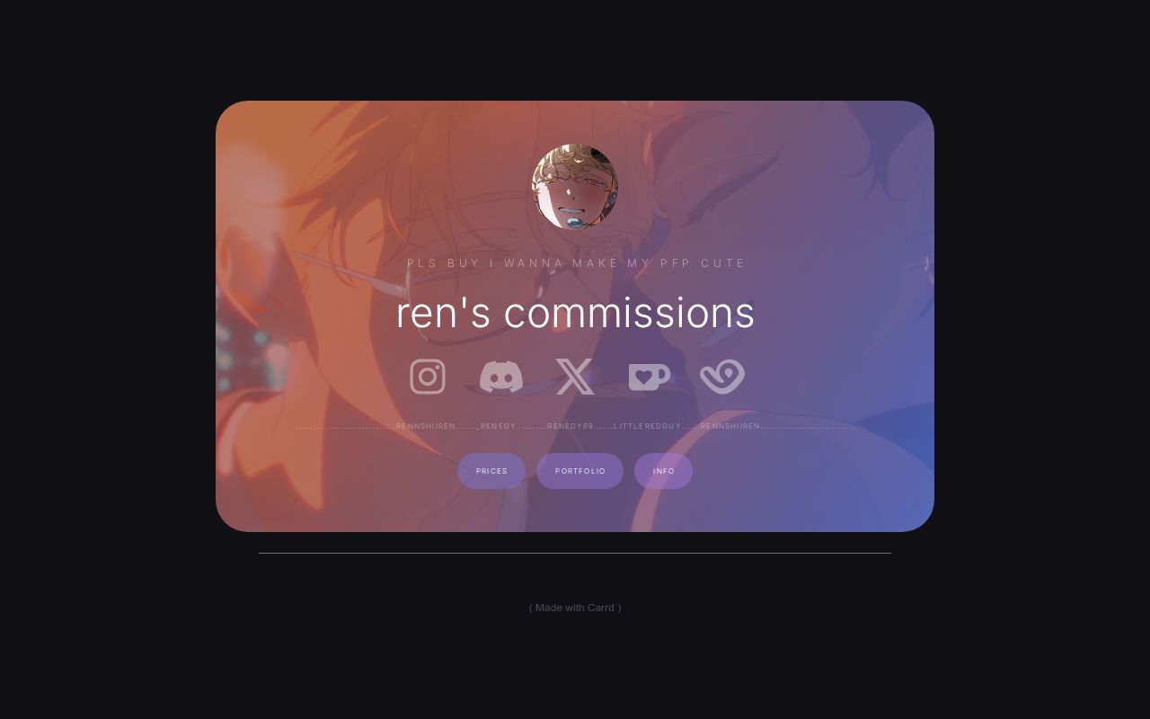 ren's commissions